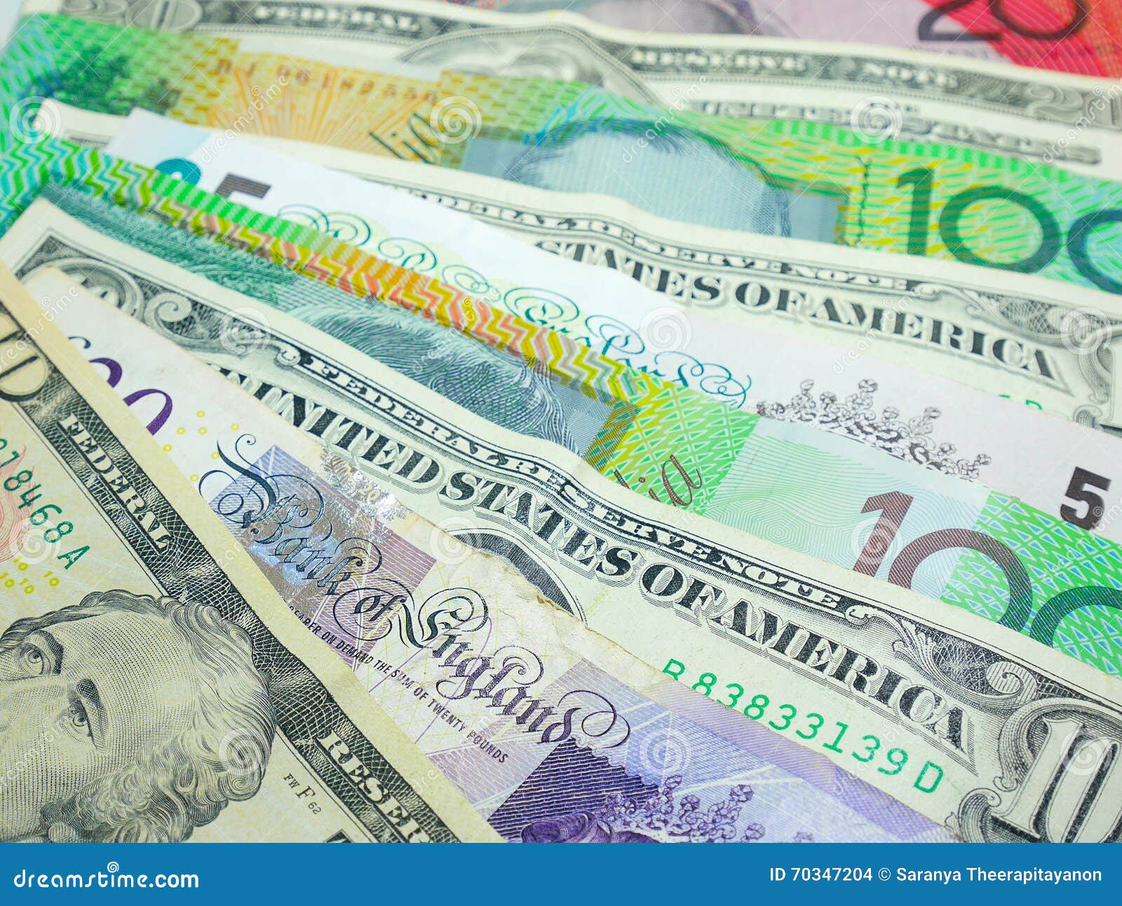 Stack of bank notes. editorial stock image. Image of pension - 70347204