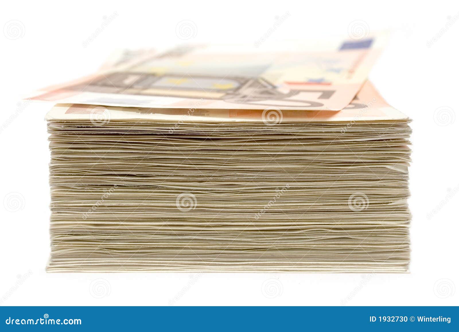 Stack of Banknotes stock photo. Image of collect, cash - 1932730