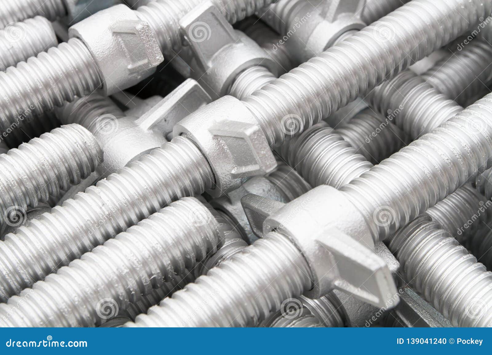 Stack of Base Plate for Scaffolding Accessory Stock Photo - Image of ...