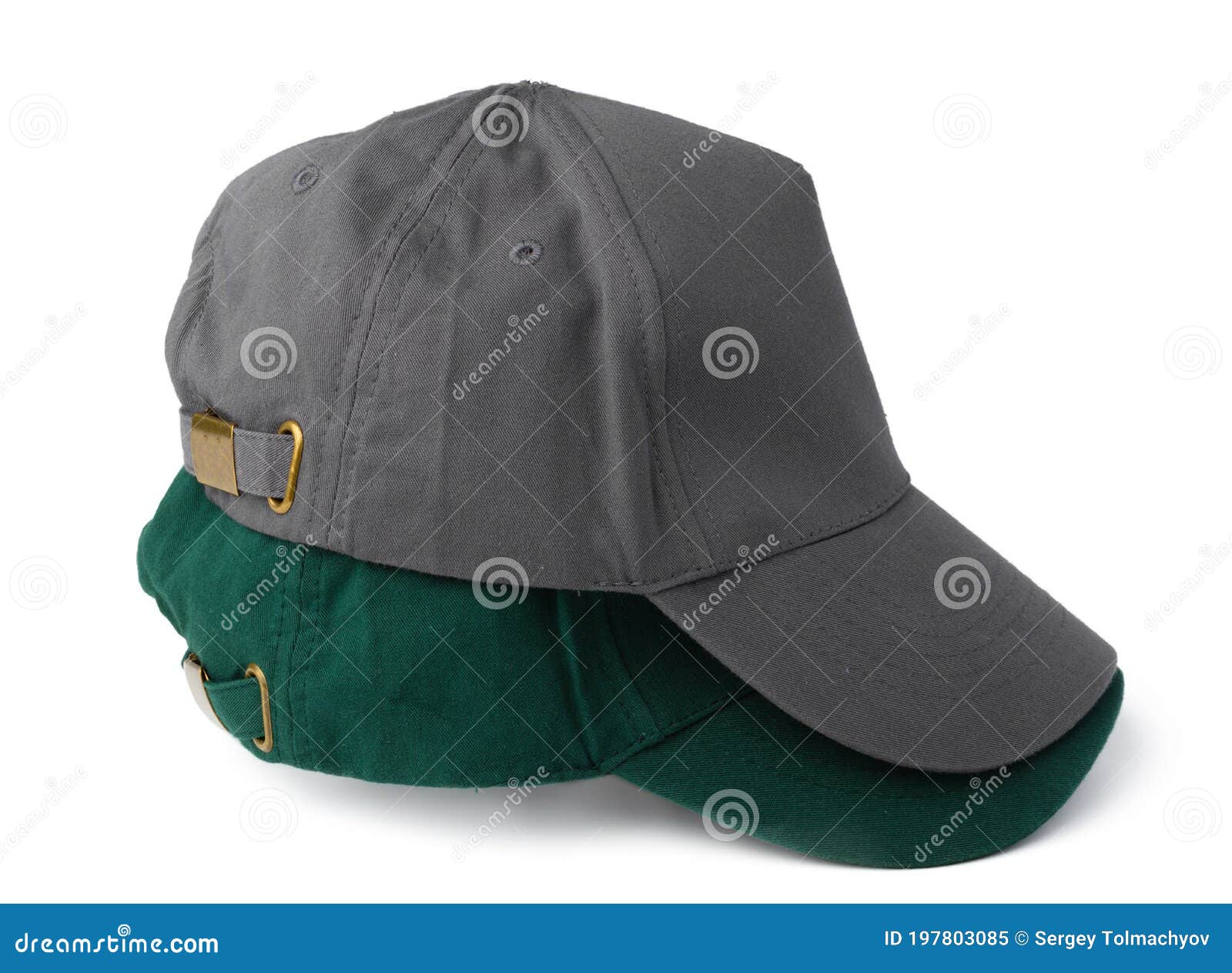 Stack of Baseball Caps Isolated on White Background Stock Image - Image ...