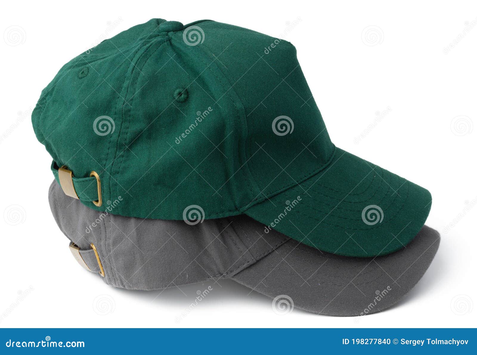 Stack of Baseball Caps Isolated on White Background Stock Photo - Image ...