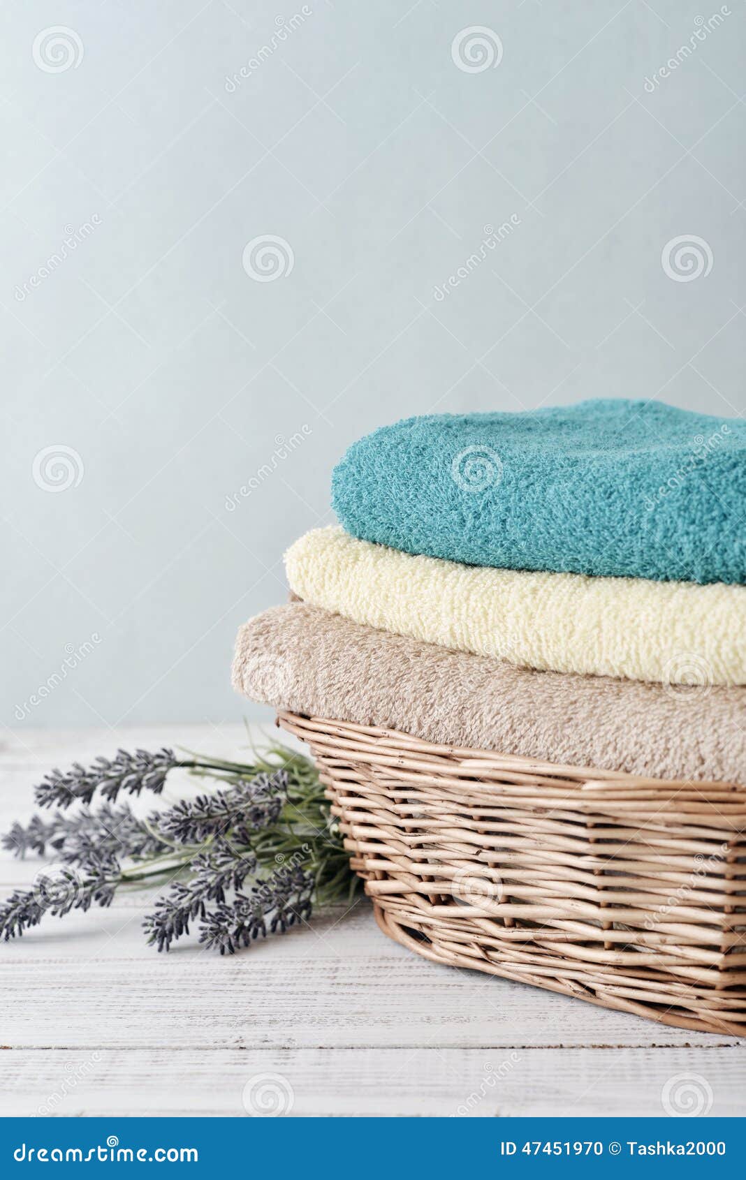 Stack of bath towels stock photo. Image of towel, still - 47451970