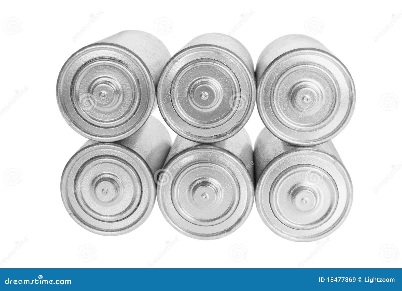 Stack of Batteries stock image. Image of studio, nickel - 18477869