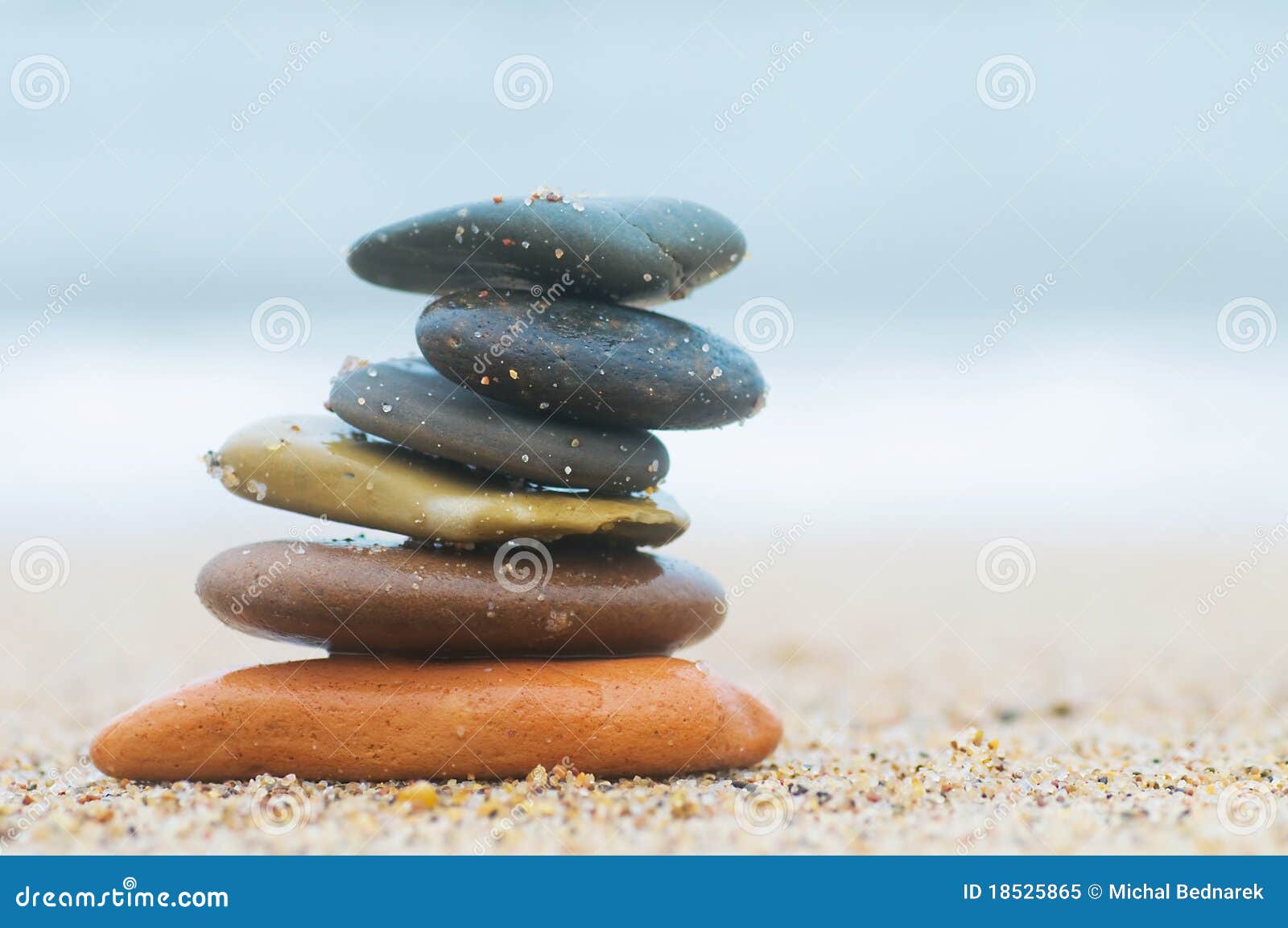 Stack of Beach Stones on Sand Stock Image - Image of stack, pile: 18525865