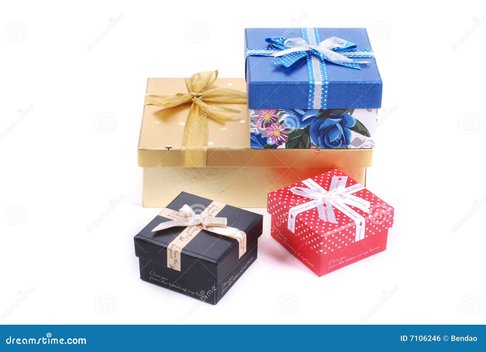 Stack of Beautiful Gift Boxes Stock Photo - Image of anniversary ...