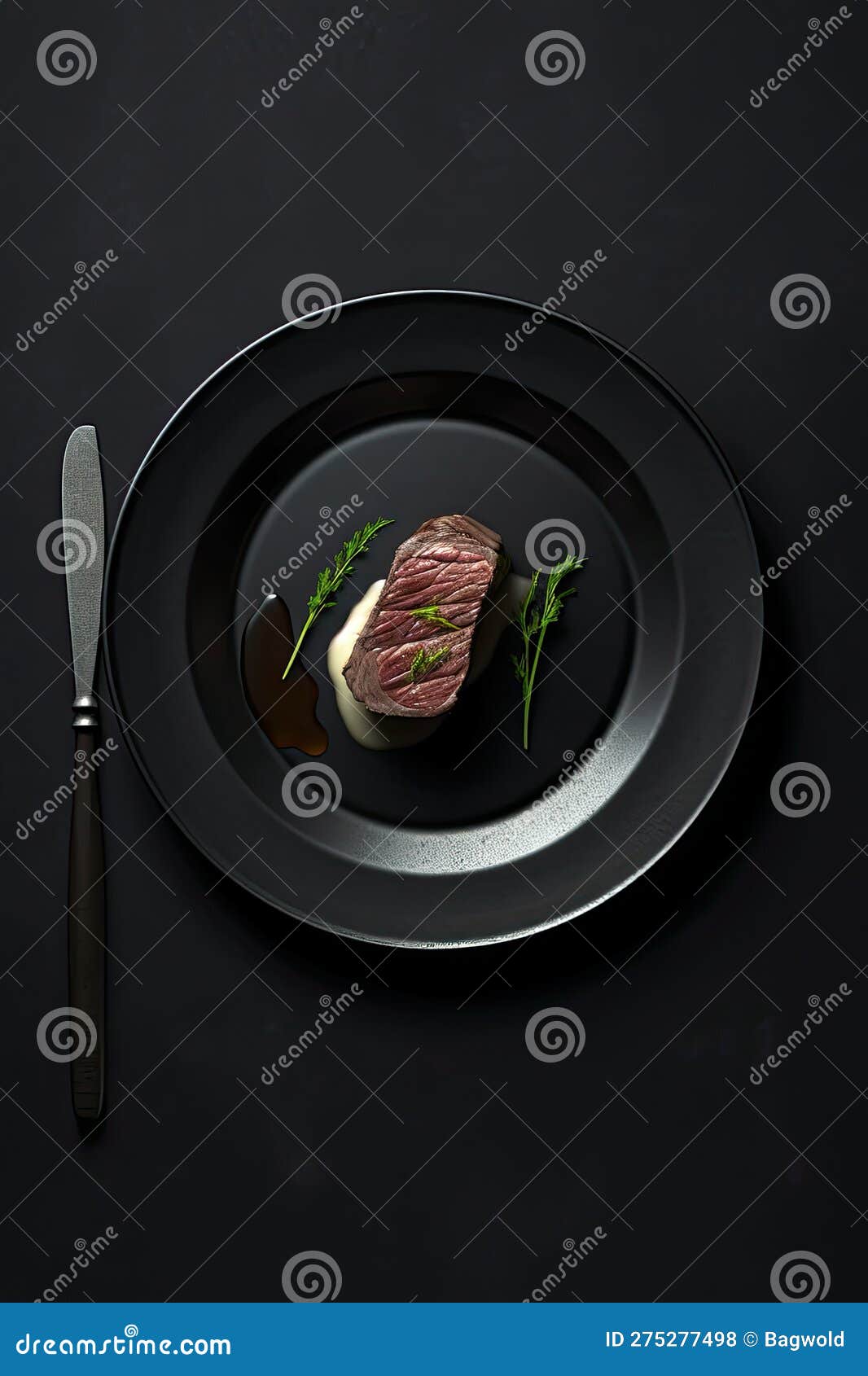 Stack of Beautifully Cooked Fillet Steak Generative AI Illustration ...