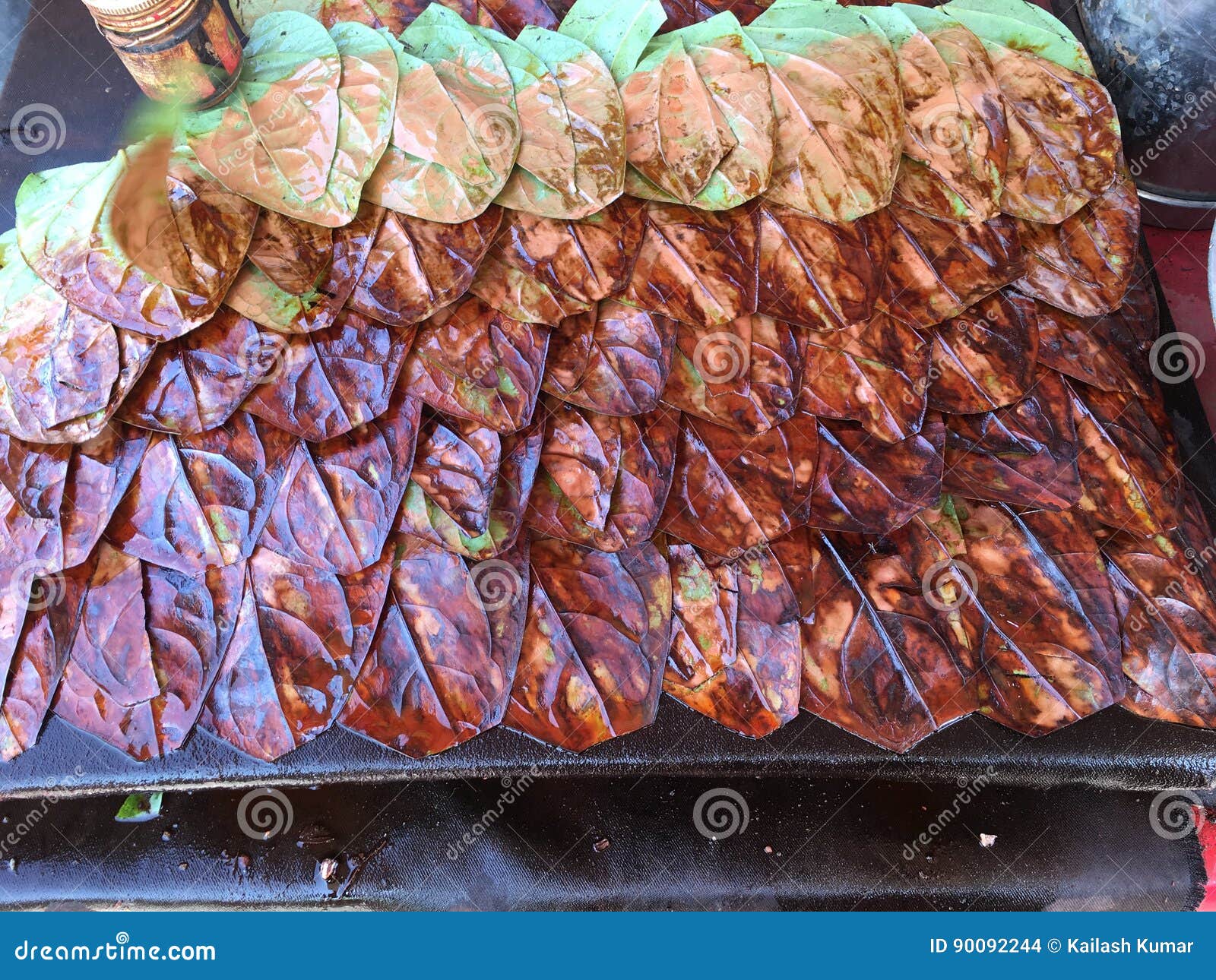 Stack of Betel leaves stock photo. Image of leaves, india - 90092244