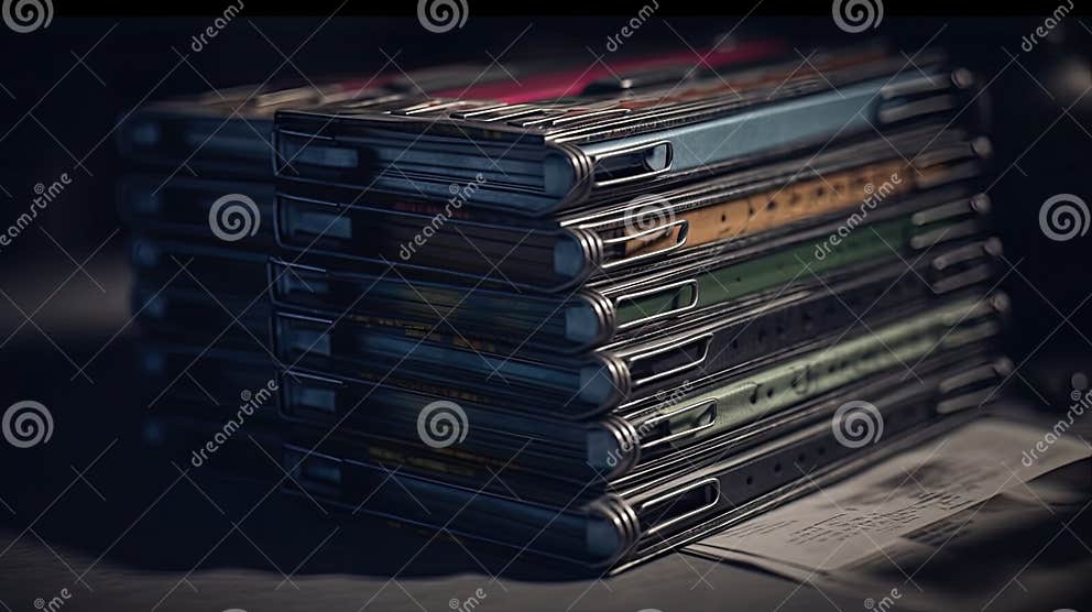 A Stack of Binders with Dividers and Folders Inside High Stock ...