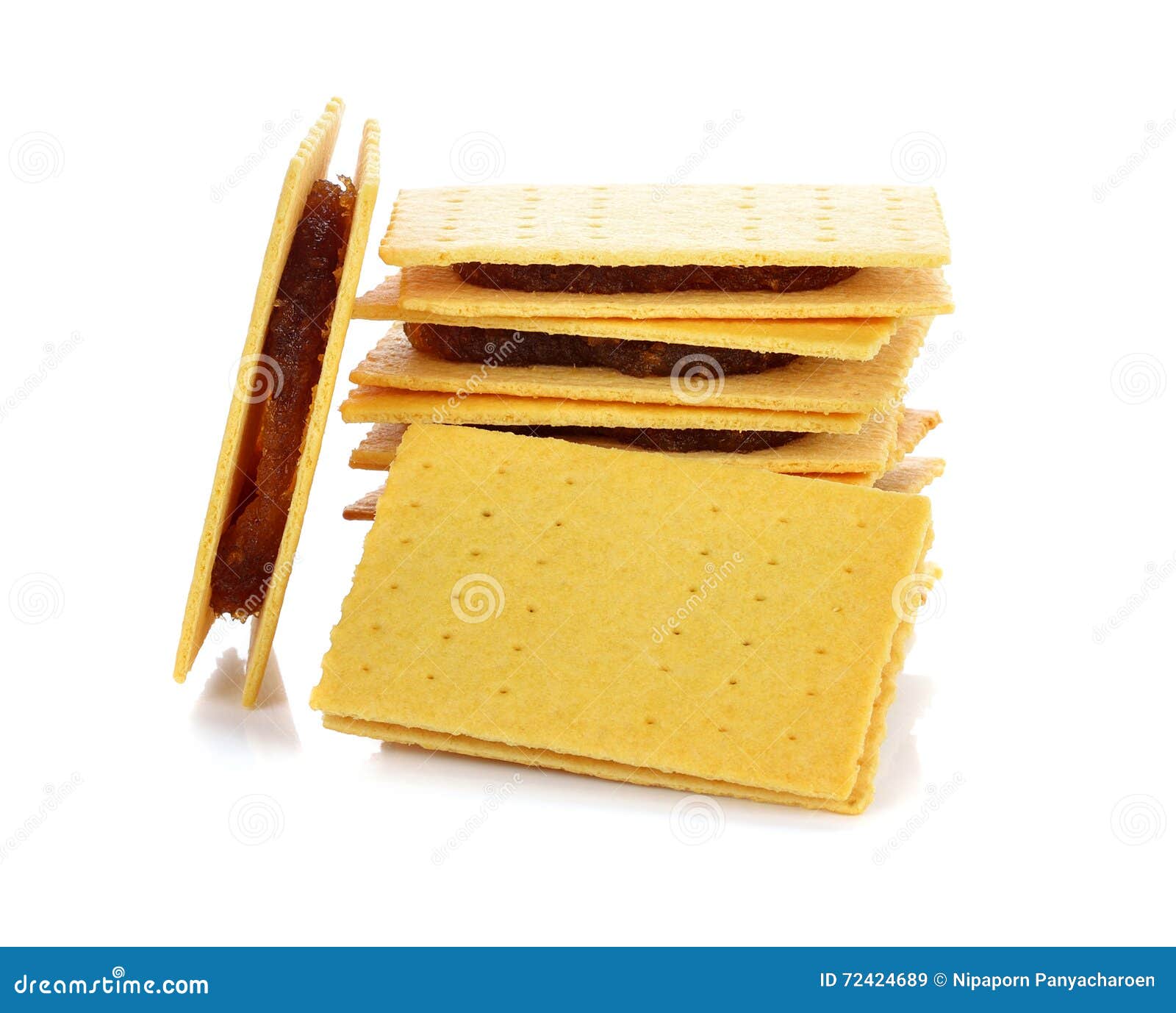Stack of biscuit stock image. Image of background, stack - 72424689