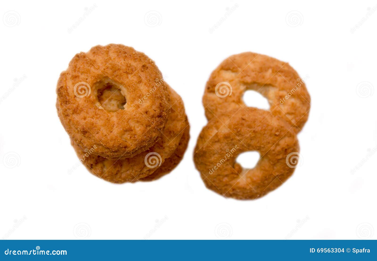 Stack of Biscuits Seen from Above Stock Photo - Image of eating, sweet ...