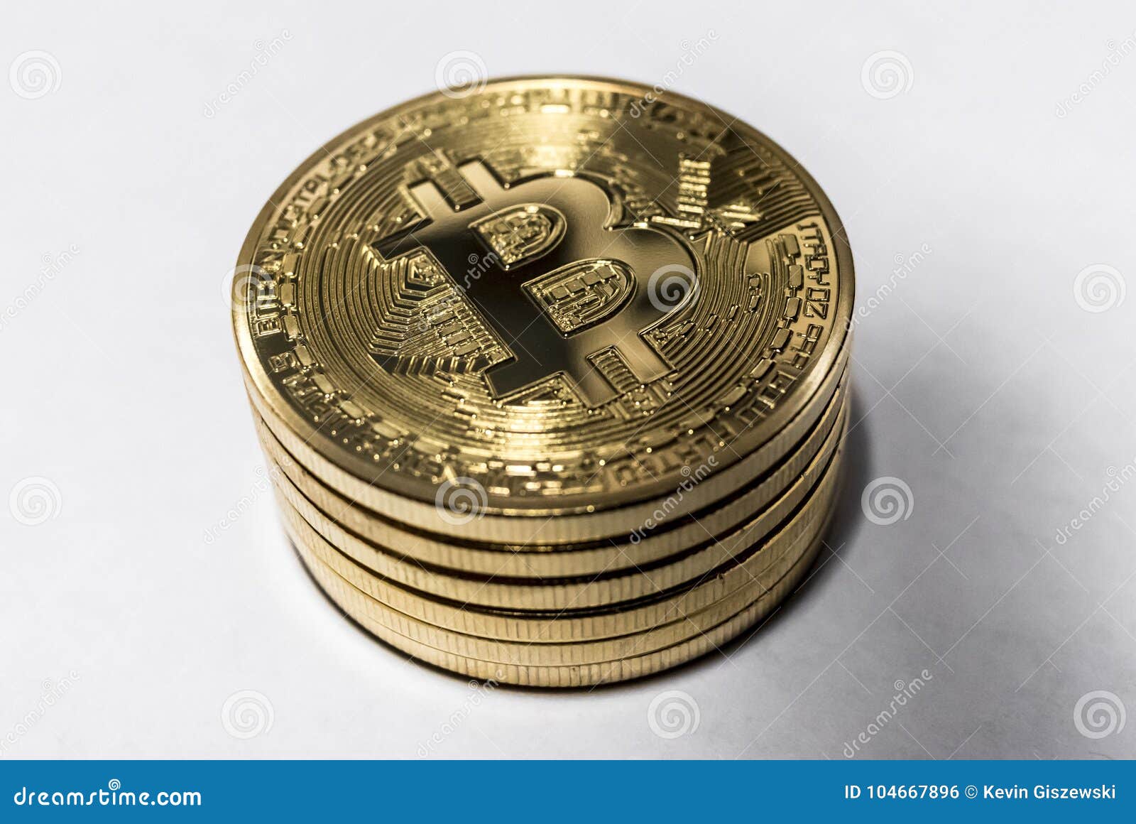 Stack of bitcoins stock photo. Image of stack, greygraywhite - 104667896