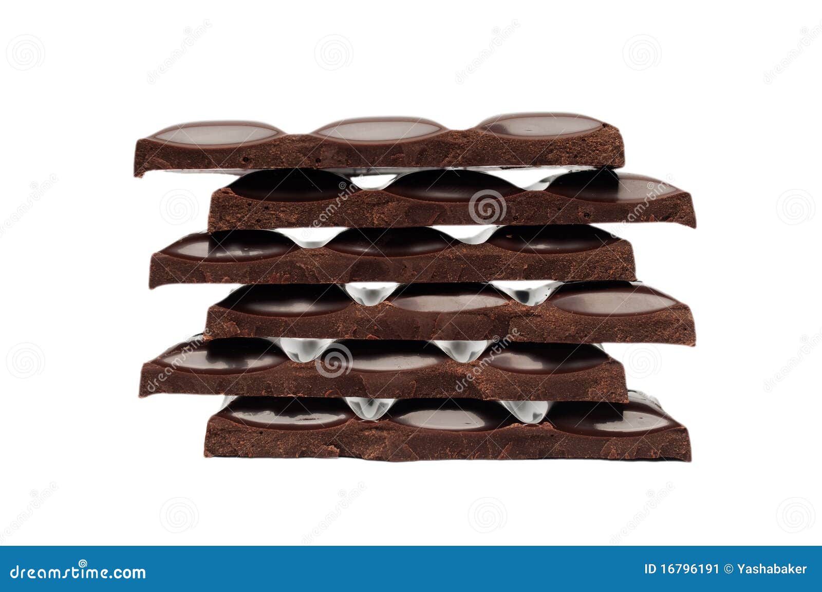 Stack of black chocolate stock image. Image of dessert - 16796191