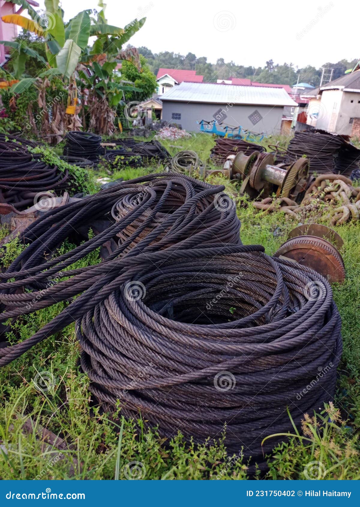 Industrial Cables Rolled Up On Reel Stock Image | CartoonDealer.com ...