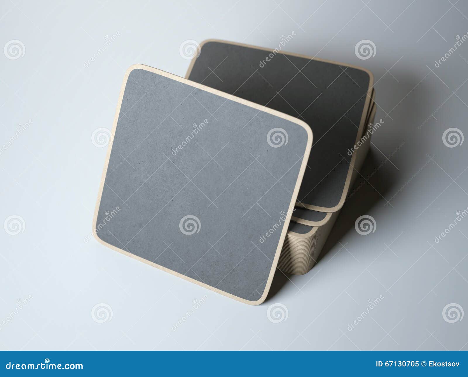 Stack of Black Square Beer Coasters Stock Image - Image of beer, color ...
