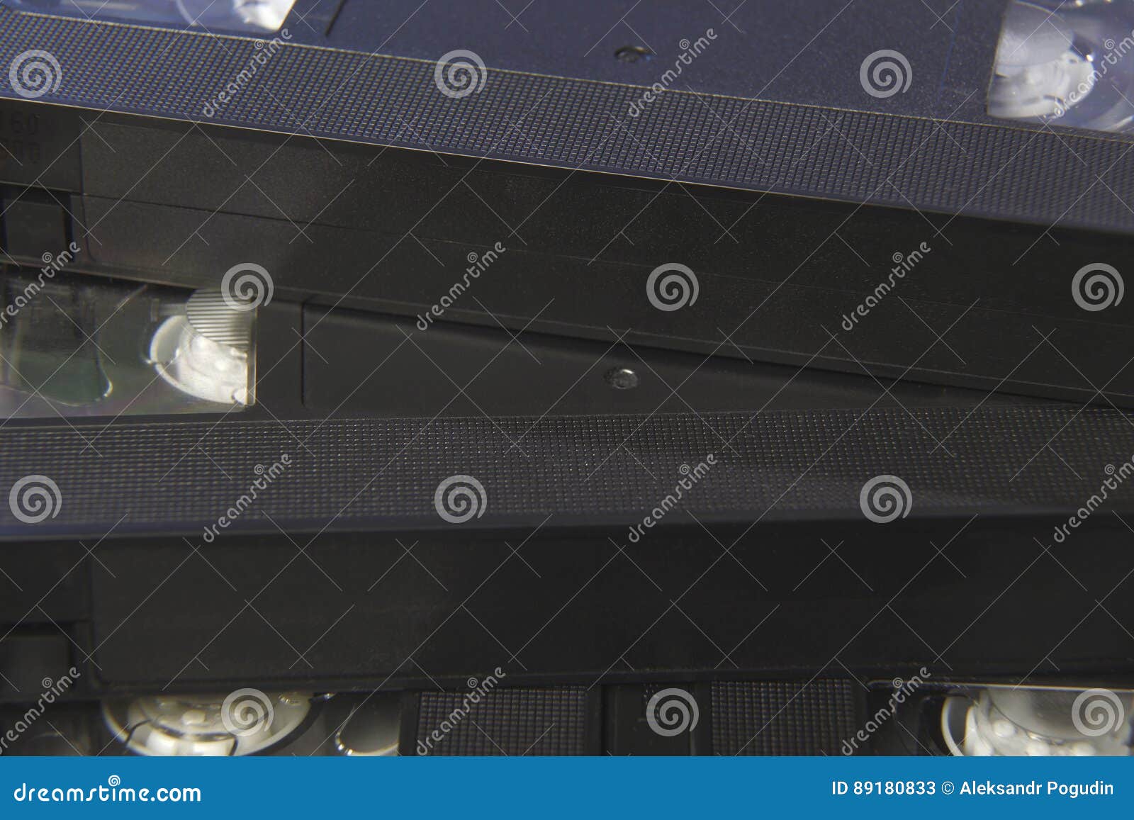 Stack of Black VHS Tape Video Cassettes Close Up Stock Image - Image of ...