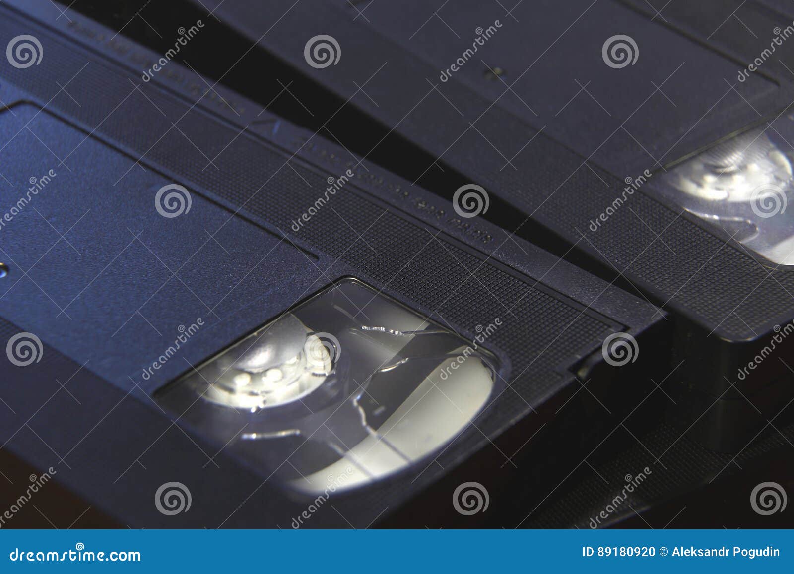 Stack of Black VHS Tape Video Cassettes Close Up Stock Photo - Image of ...