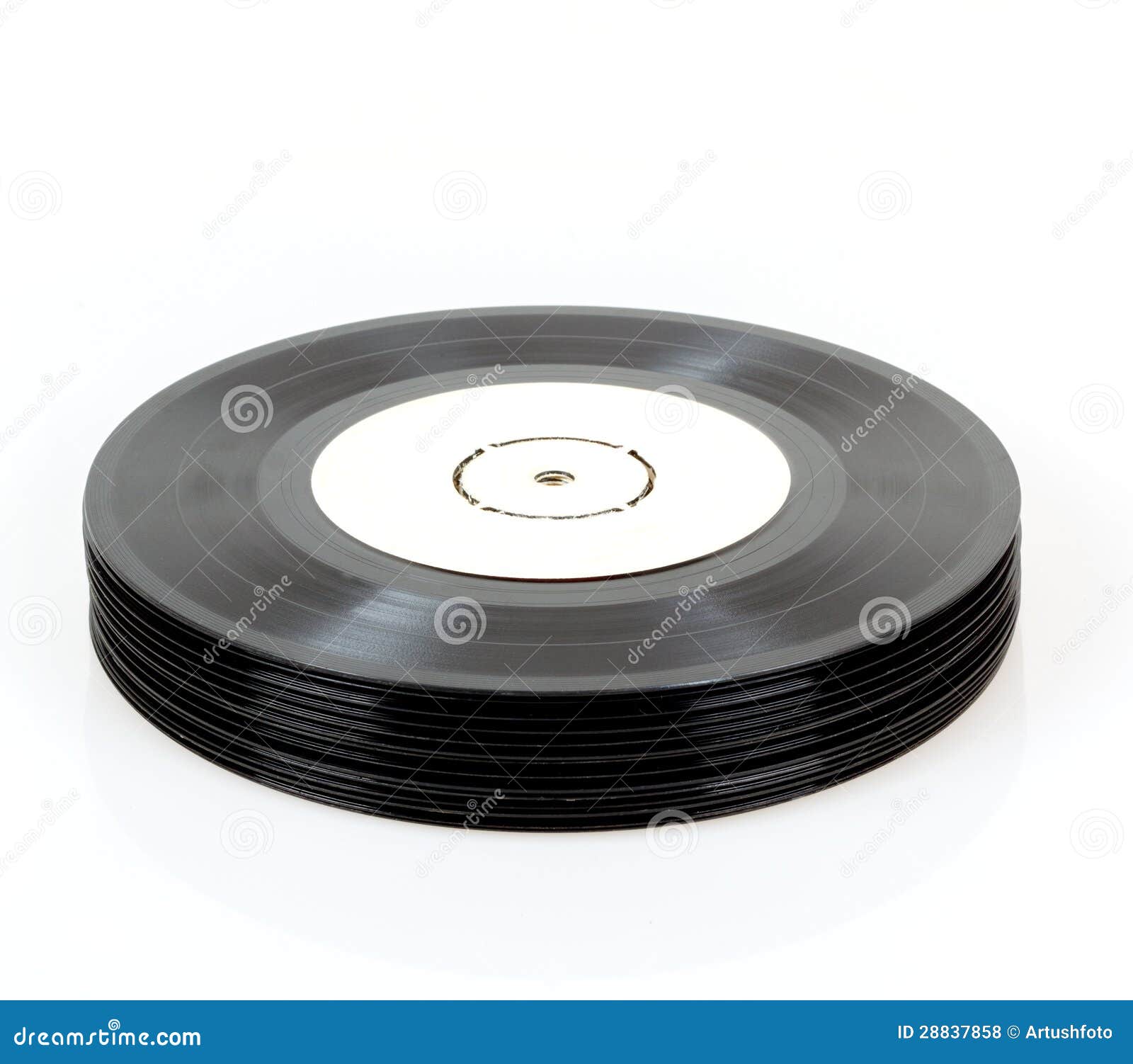 Stack of Black Vinyl Records Stock Photo - Image of musical, equipment ...