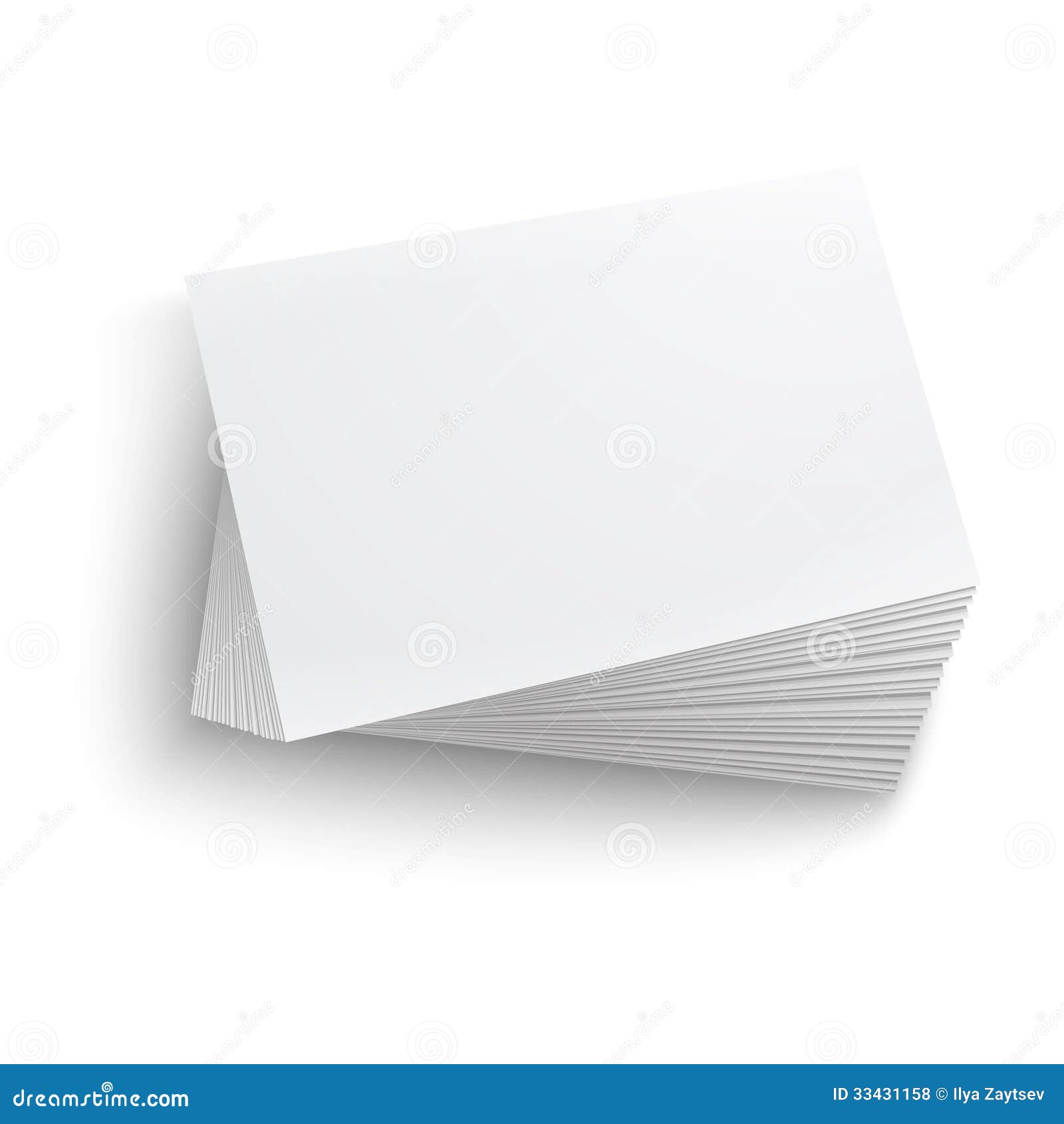 Stack Of Blank Business Cards Stock Image | CartoonDealer.com #82572607