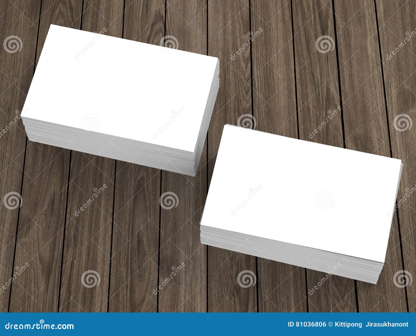 Stack of Blank Business Cards Stock Photo - Image of wooden, namecards ...