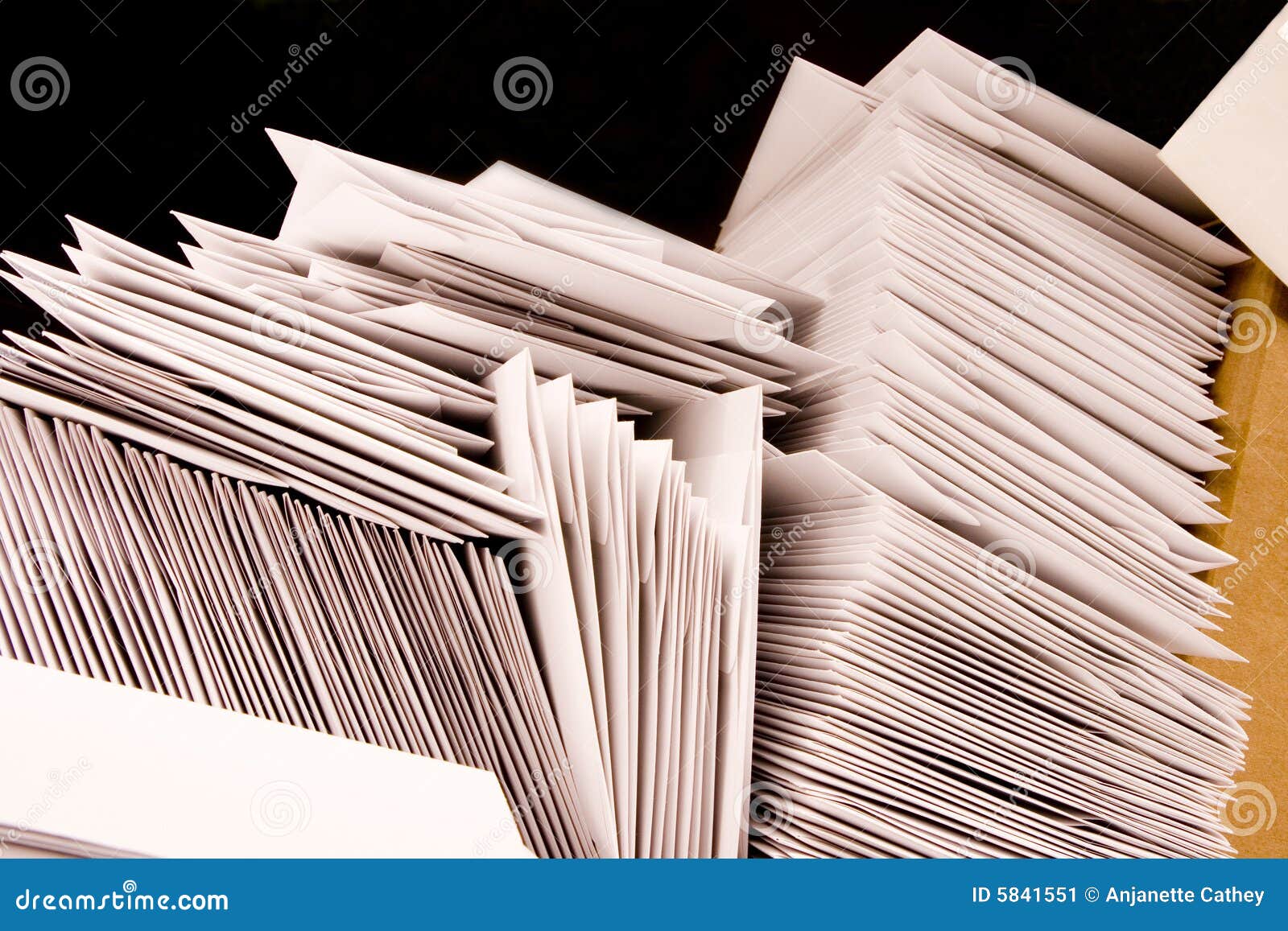 Stack of Blank Envelopes stock image. Image of post, office - 5841551