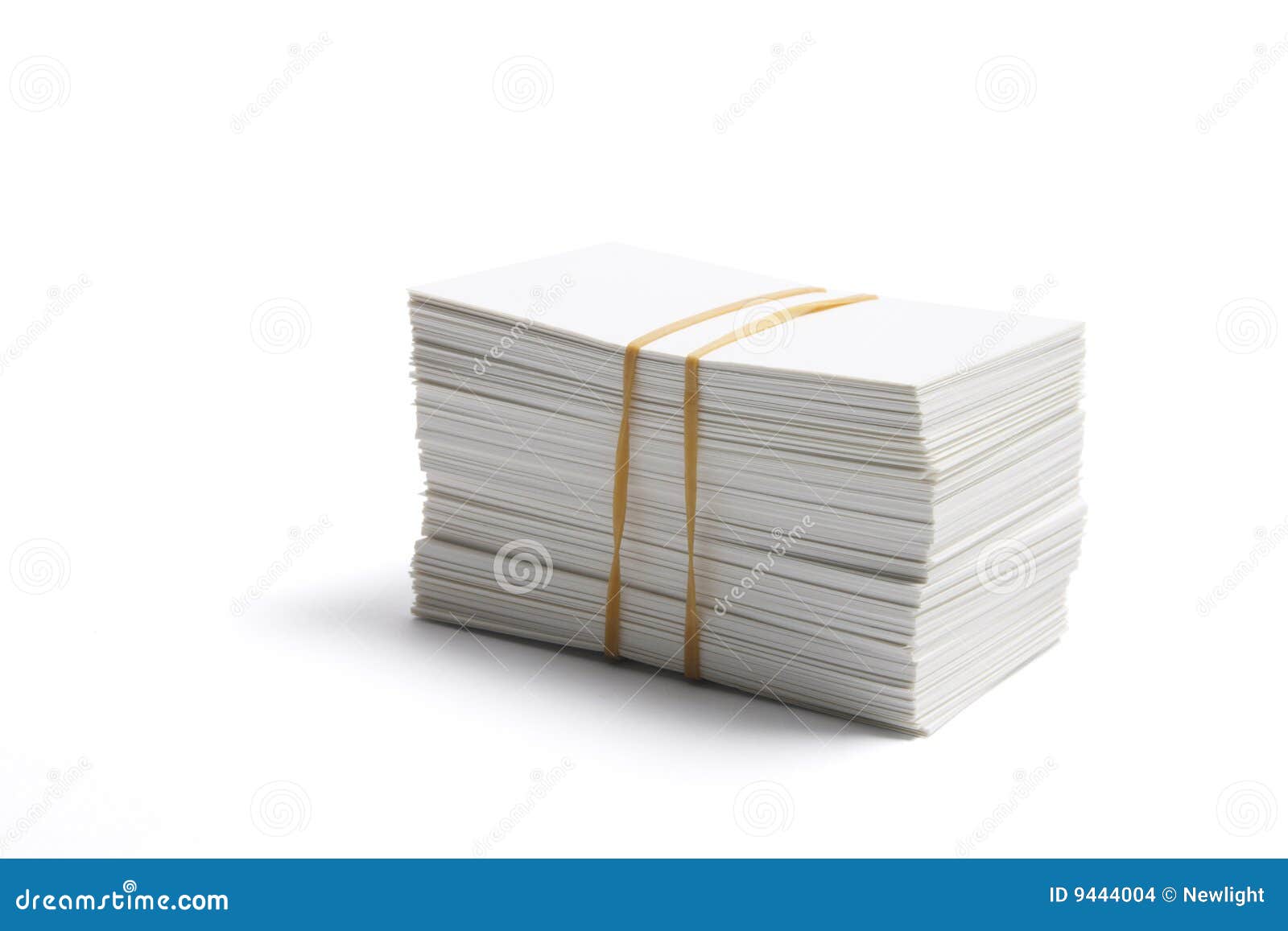 Stack of Blank Name Cards stock photo. Image of cardboard - 9444004