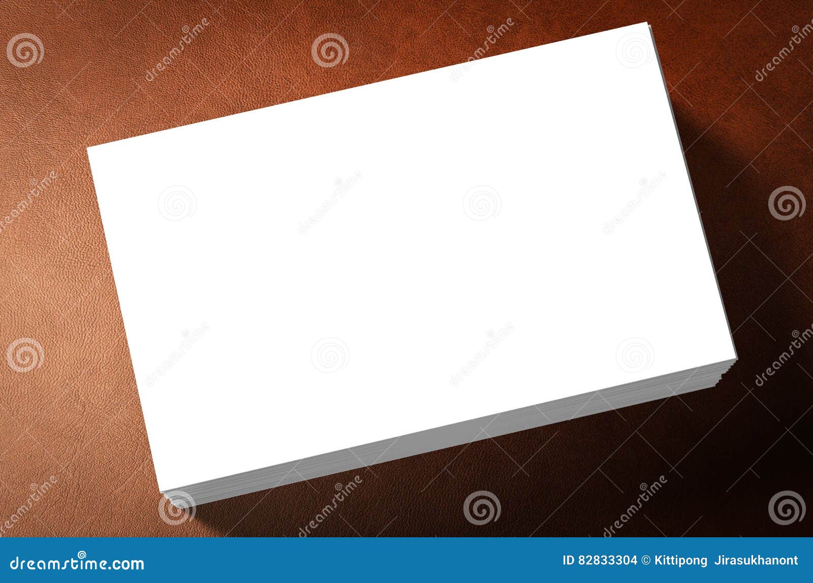 Stack of blank name cards stock photo. Image of corporate - 82833304