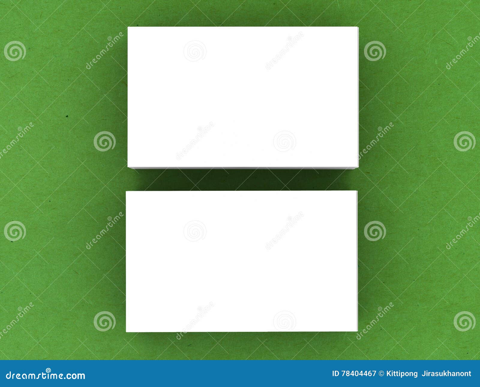 Stack of blank name cards stock illustration. Illustration of mockup ...