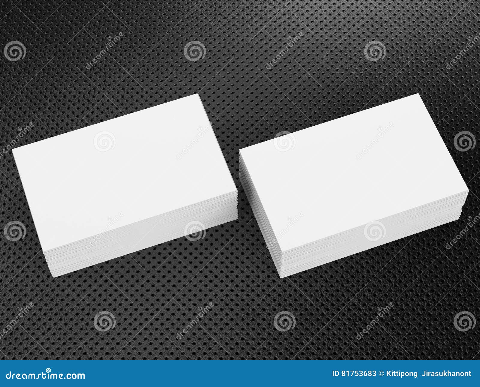 Stack of blank name cards stock illustration. Illustration of name ...