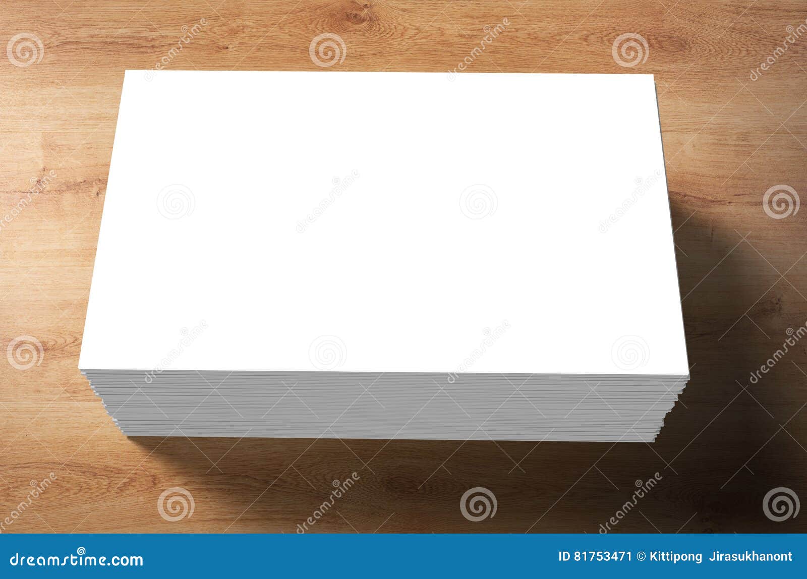 Stack of blank name cards stock image. Image of pattern - 81753471
