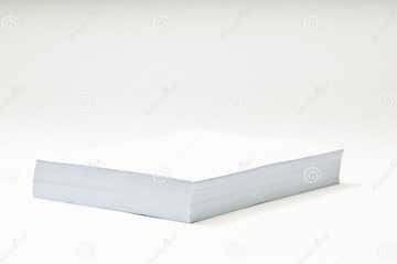 Stack of Blank Paper stock image. Image of papers, pencil - 22813539