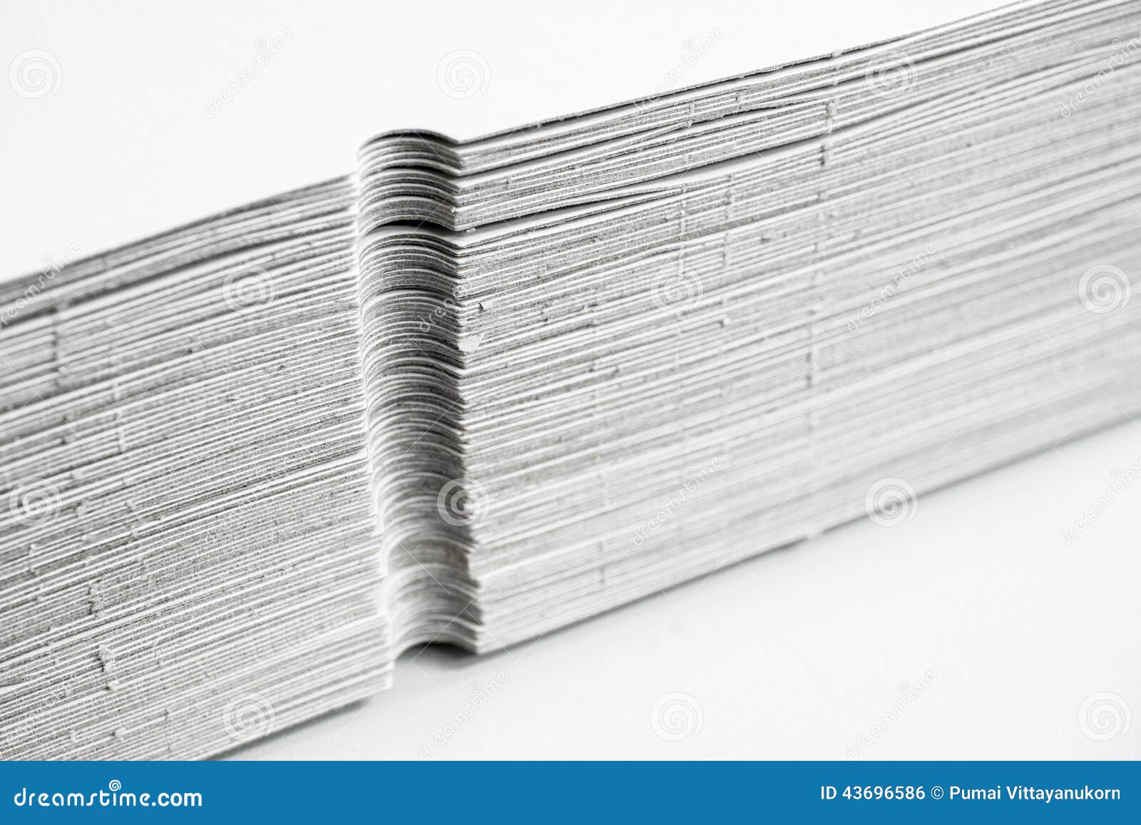 Stack of Blank Paper Sheets Stock Photo - Image of background, heap ...