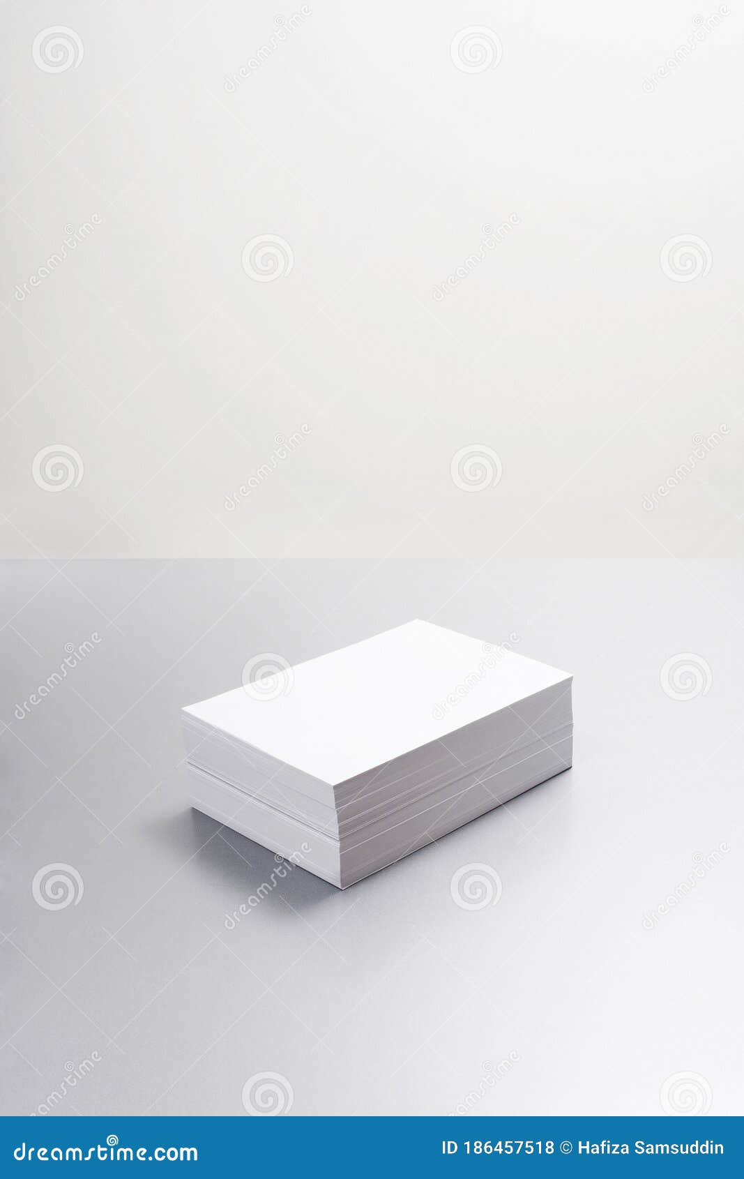 A stack of blank papers stock photo. Image of ideas - 186457518