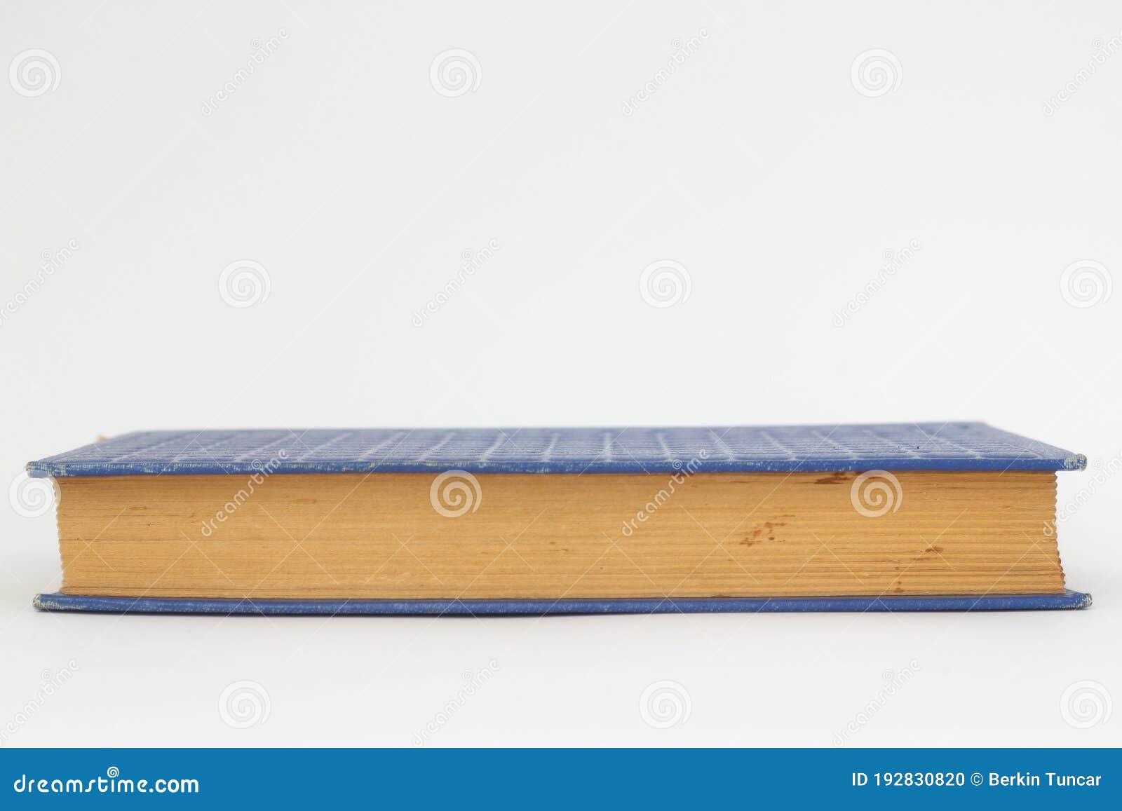 Stack of Blue Books Isolated on White Stock Photo - Image of desktop ...