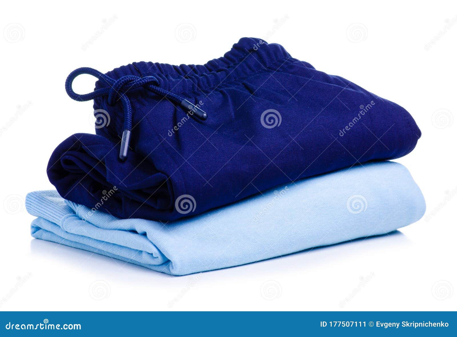 Stack Of Blue Jeans Stock Photography | CartoonDealer.com #31351130