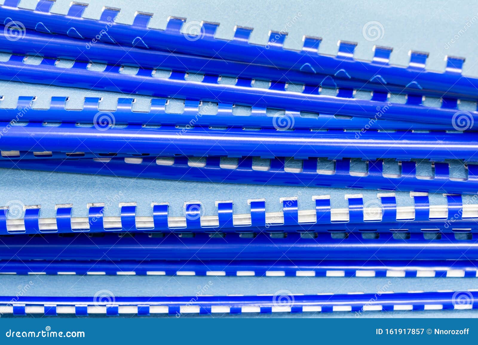 Stack of Blue Folders with Documents Stock Image - Image of data ...