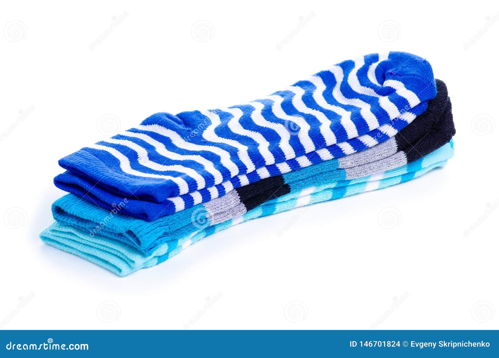 Stack blue socks stock photo. Image of background, black - 146701824