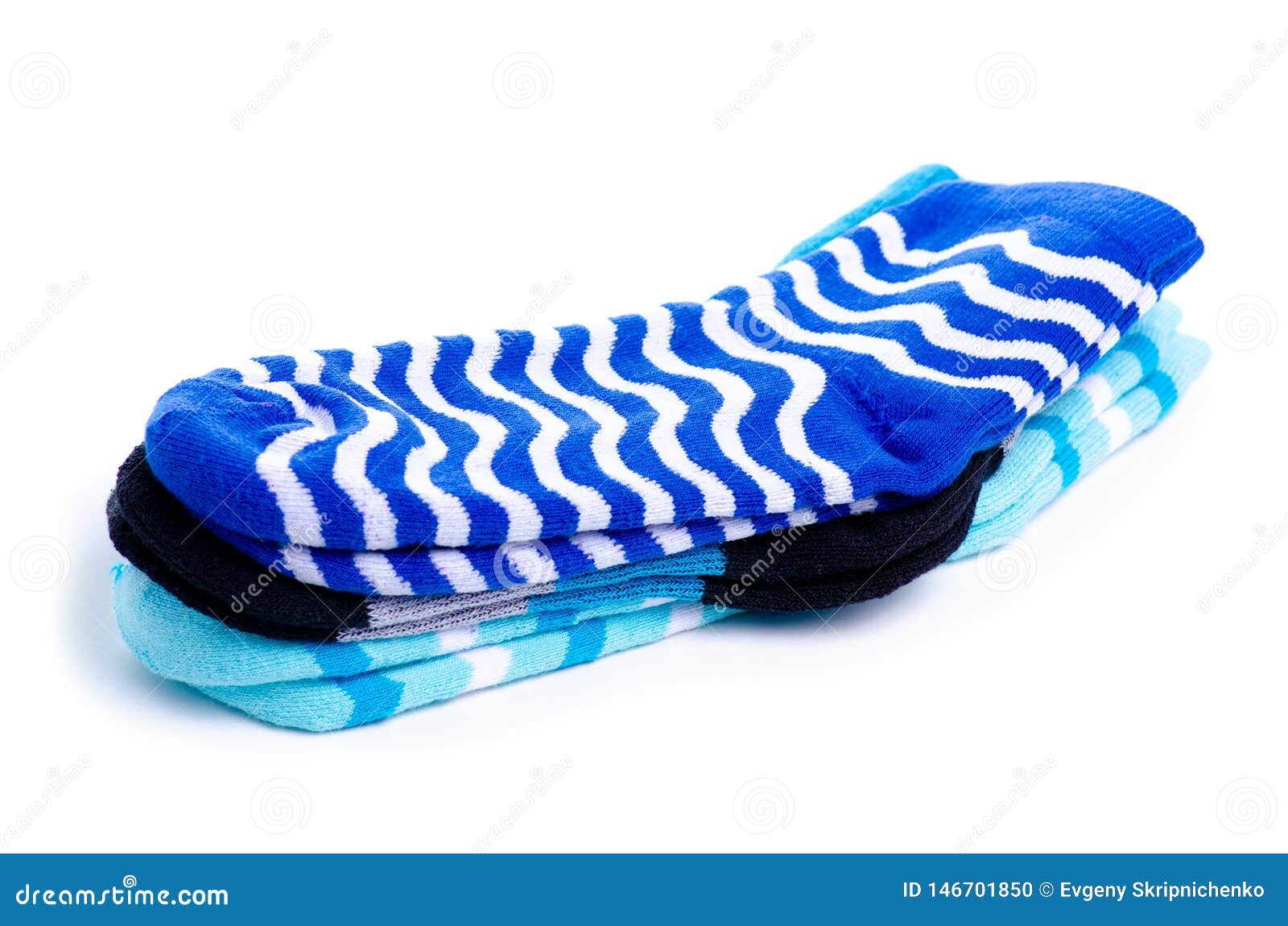Stack blue socks stock photo. Image of cute, classic - 146701850