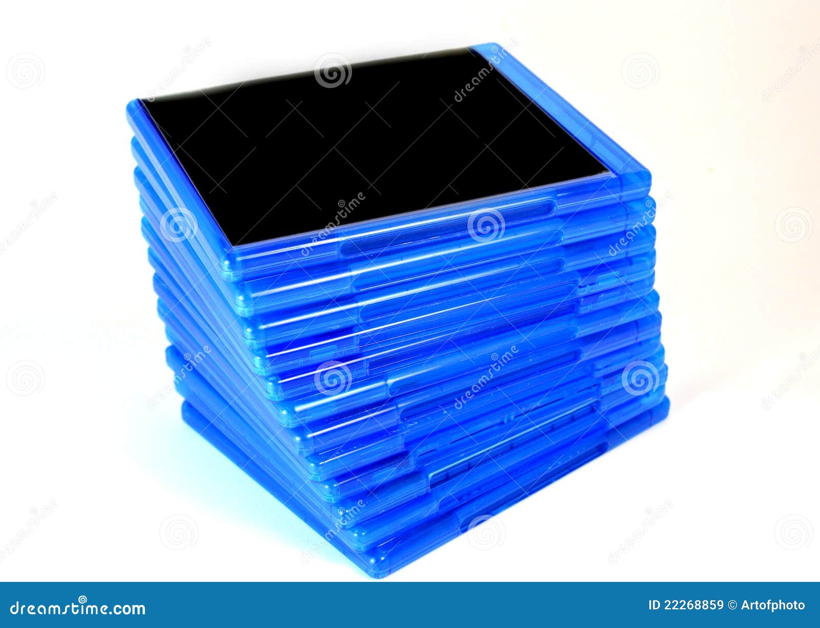 Stack Of Bluray Disk Boxes Royalty Free Stock Images - Image: 22268859