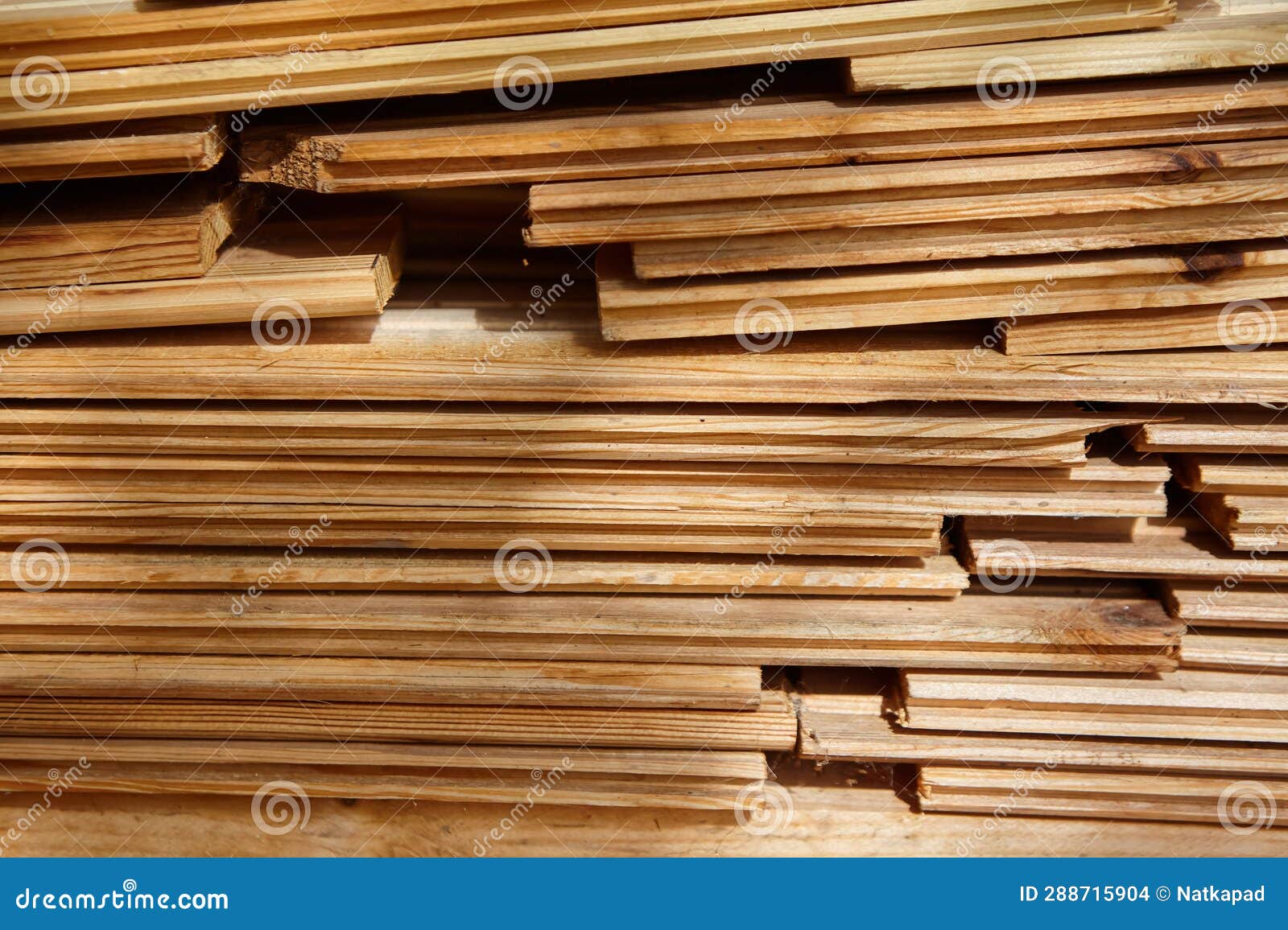 A Stack of Boards and Timber for Construction and Repair. Stock Photo ...