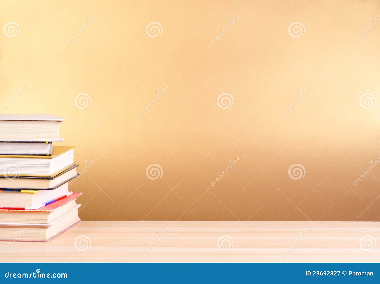 Stack book and table stock image. Image of stack, bookcase - 28692827