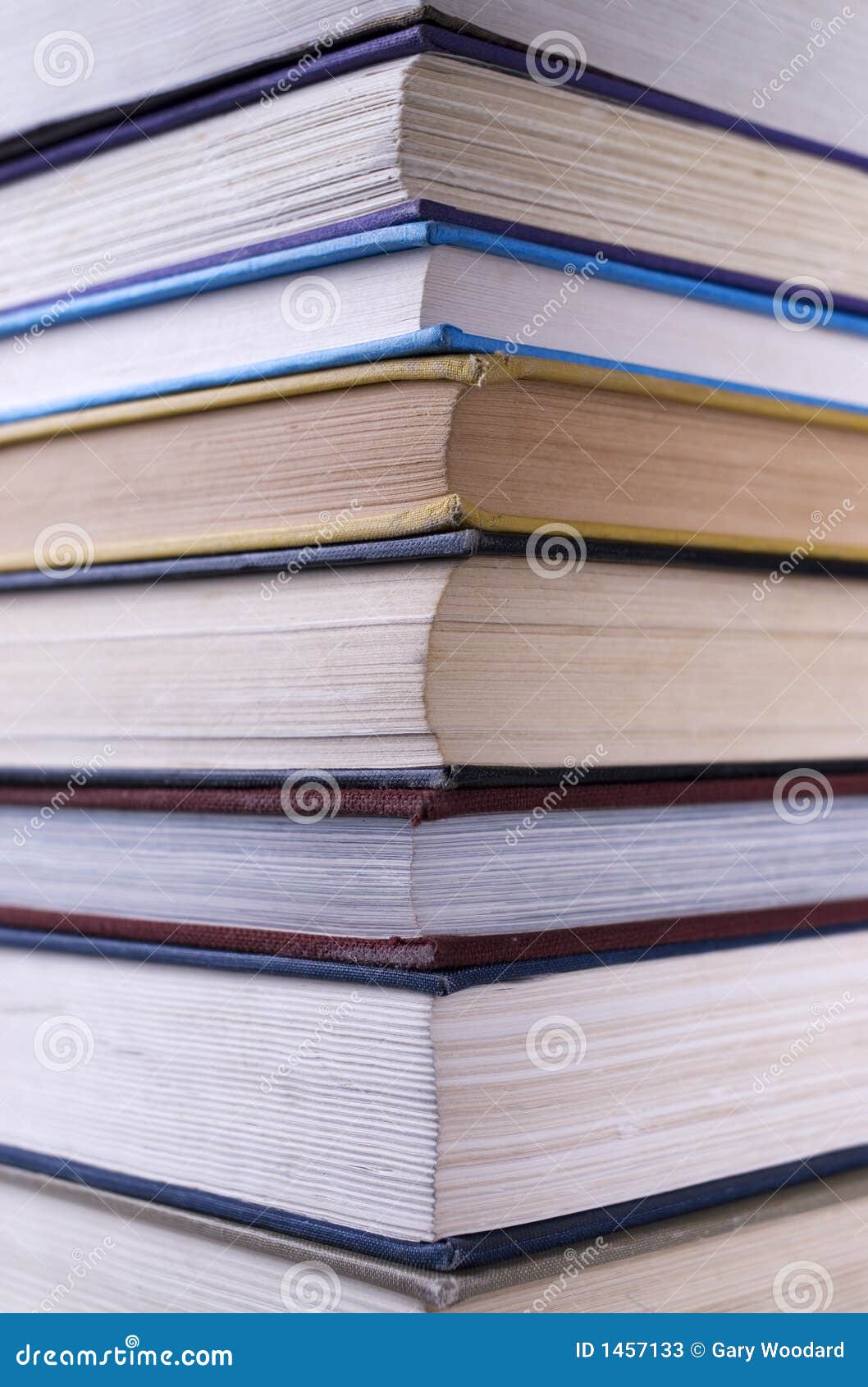 Stack of books. stock image. Image of junior, fiction - 1457133