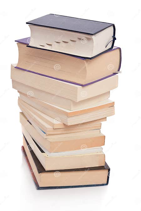 Stack of books stock image. Image of stack, collection - 18015933
