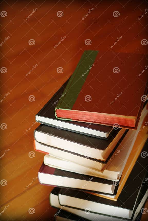 Stack of books stock image. Image of library, study, pages - 184927