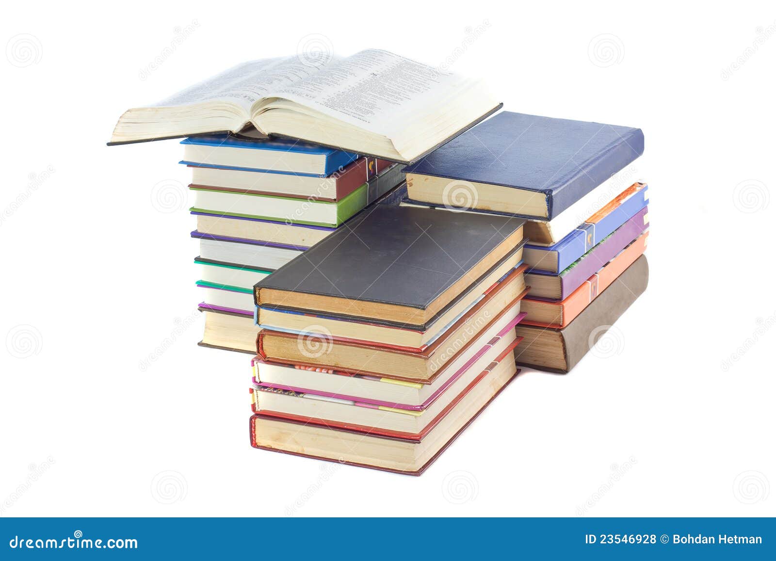 Stack of books stock photo. Image of educational, literary - 23546928