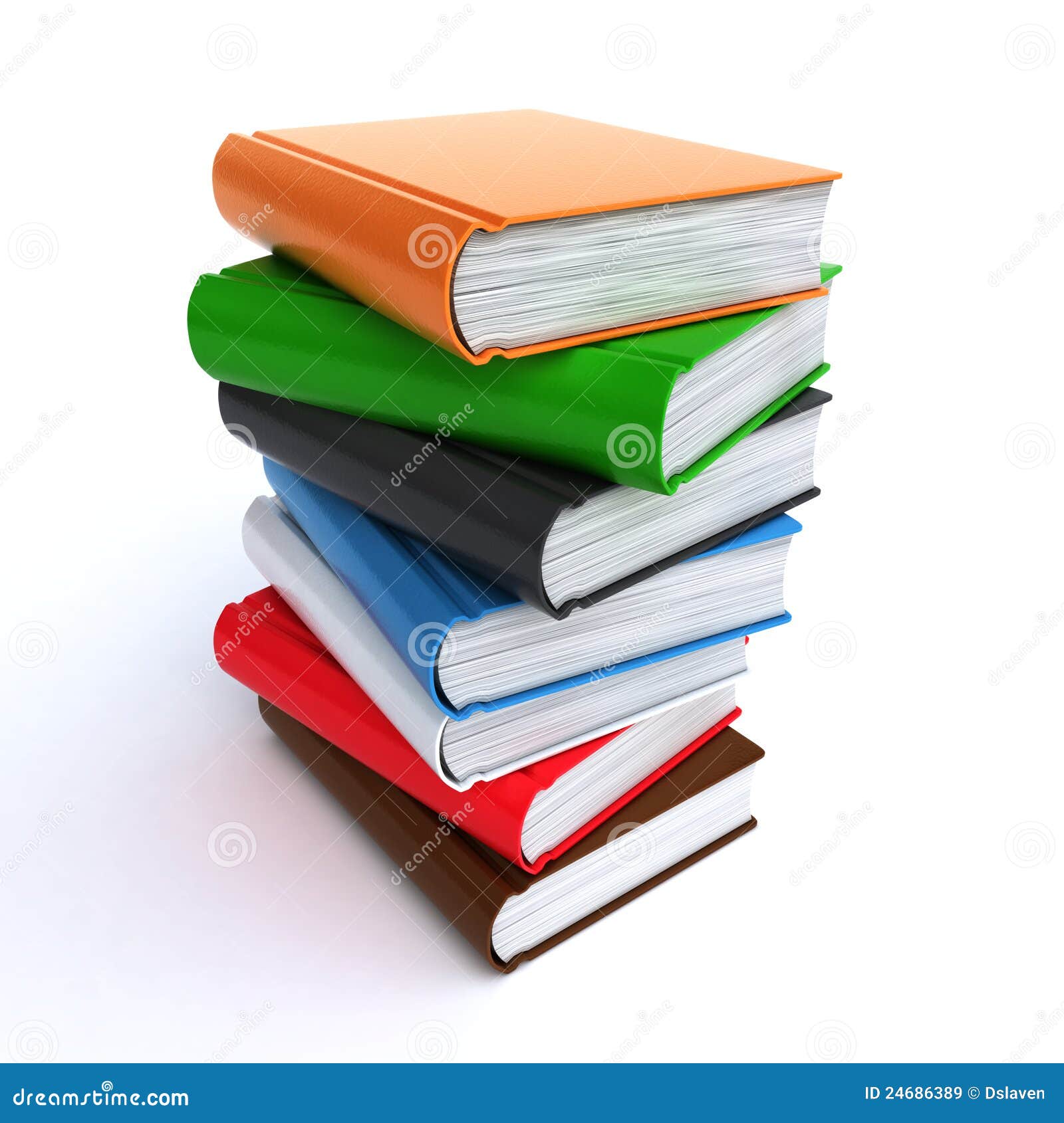 Stack of books stock illustration. Illustration of book - 24686389