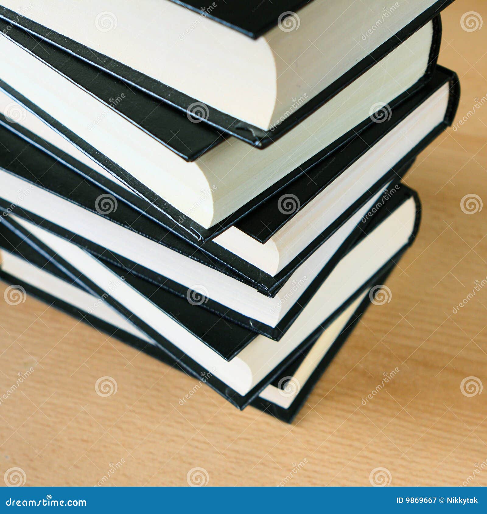 Stack of books stock image. Image of black, background - 9869667