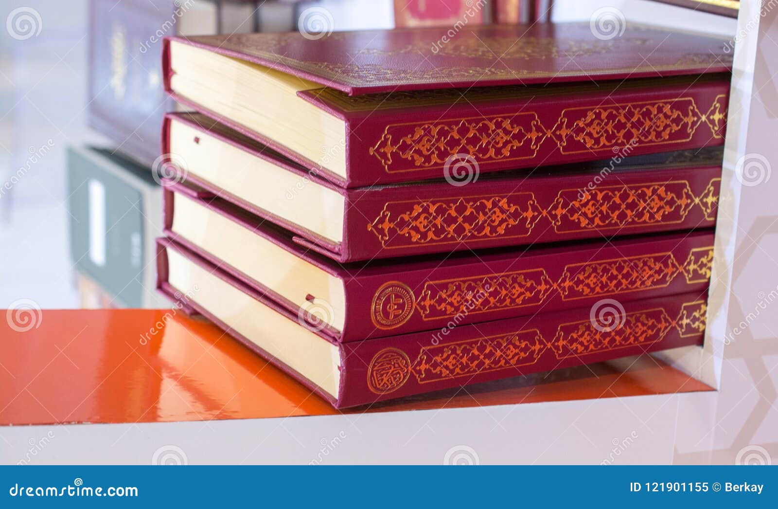 Stack of Books As Education and Business Concept Stock Image - Image of ...