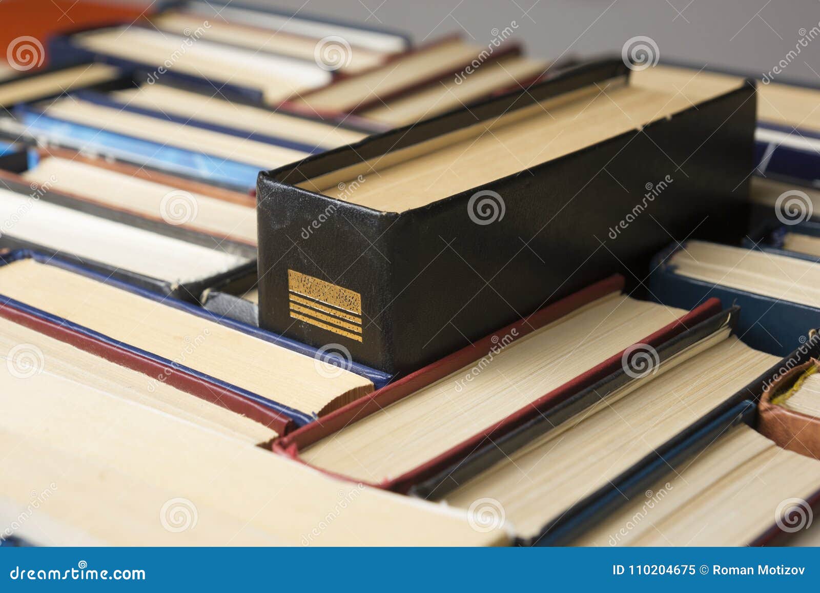 Stack of Books Background. Many Books Piles. Stock Image - Image of ...