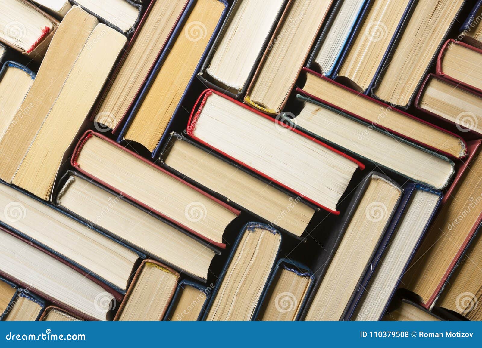 Stack of Books Background. Many Books Piles. Stock Photo - Image of ...