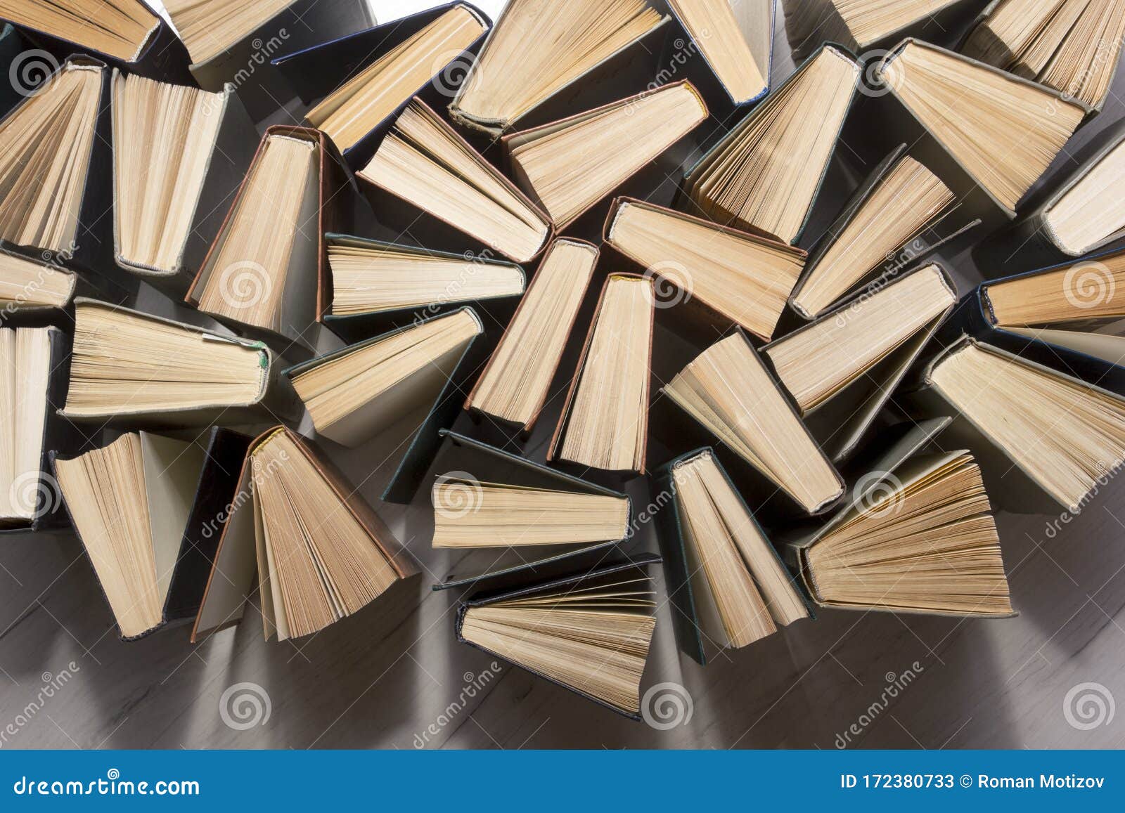 Stack of Books Background. Many Books Piles. Stock Image - Image of ...